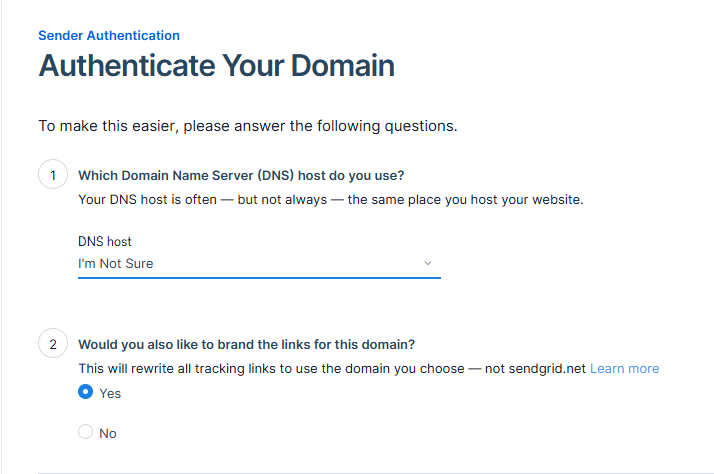 Internal:Authenticating Domain & DMARC through SendGrid