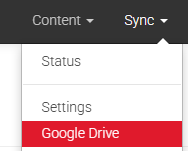 Connecting Google Drive to a Webstore